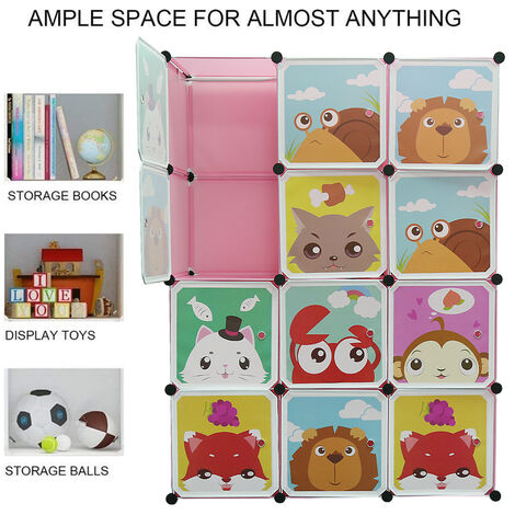 Armoire penderie plastique enfants pour en finir avec le désordre rose ...