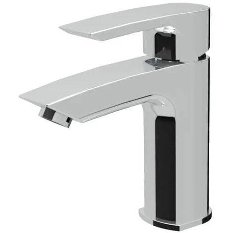 Teorema - Miscelatore lavabo Cromato con piletta a saltello da 1" 1/4- Serie: Merida