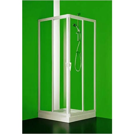 Forte - Box Doccia Vela 80-75 / 80-75 - Scorrevole Apertura Centrale ...