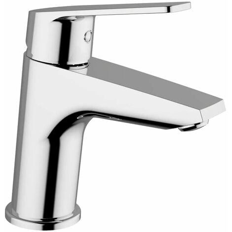 Teorema - Miscelatore Lavabo Cromato Con Piletta A Saltello da 1 1/4 - Serie: Sonic