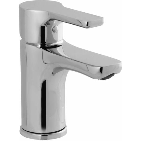 Teorema - Miscelatore Lavabo Medio Con Piletta A Saltello 1"1/4 Cromato - Serie: Goodlife