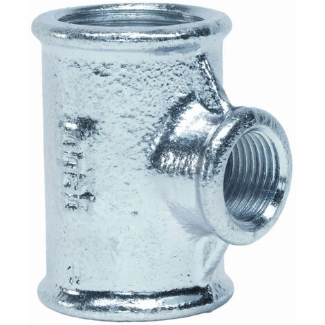 Tee Ridotta 2" - 1/2" - 2" Zincata