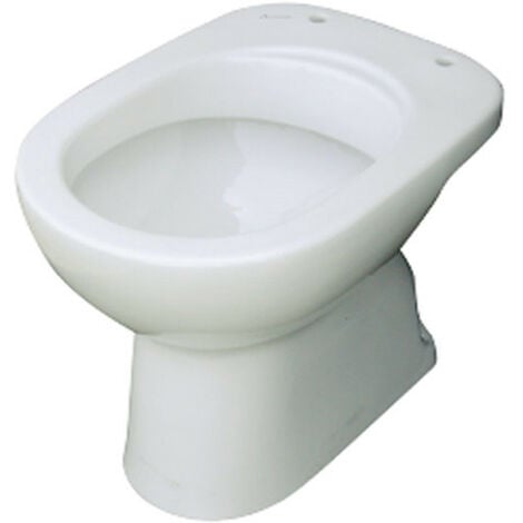 WC a Terra Tradizionale con Brida DIANA Senza Sedile Coprivaso In Ceramica