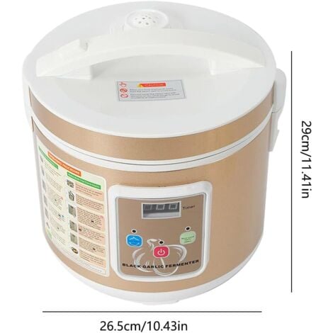 5L Fermenteur D'ail Noir Machine automatique pour fermenteur pour ail noir Entièrement ...