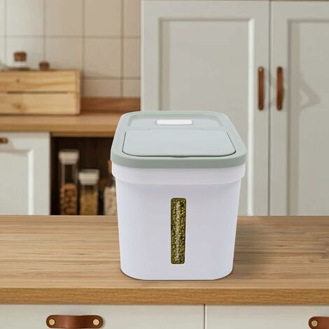 Grande boîte à riz, Récipient de stockage hermétique de 10kg, Récipient ...