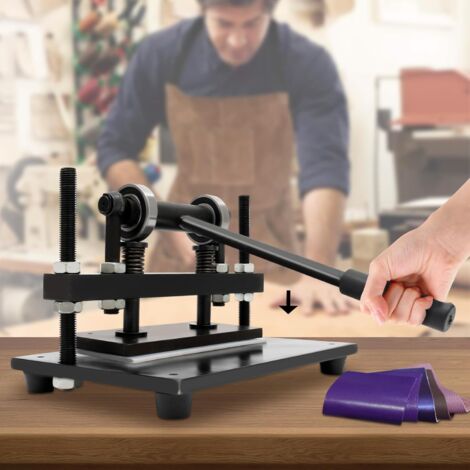 Machine de gaufrage machine de découpe en cuir Machine Manuelle en cuir ...