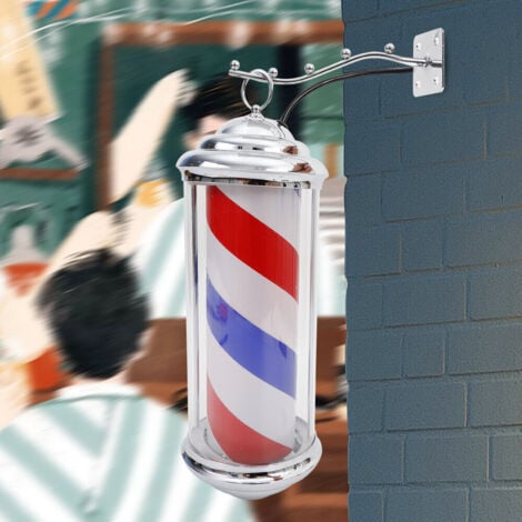 14.5 "Signe Pole Barber Shop Hair Cutting Salon Sign Light Spinning ...