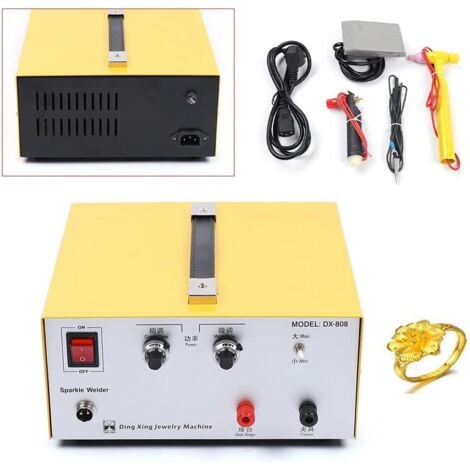 80A Dx-808 Pulse Spot Welder Machine à souder par points pour bijoux Or Argent Machine à souder ...