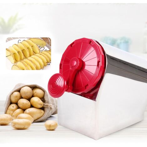 Chips machine pomme de terre pomme de terre trancheuse spirale Cutter 3 ...