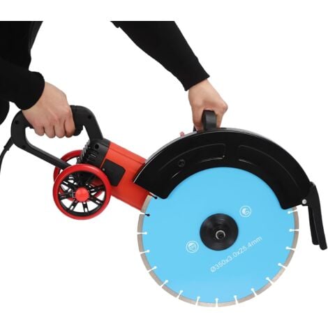 Disqueuse à béton Scie à béton coupe-béton avec lame de scie diamantée ...