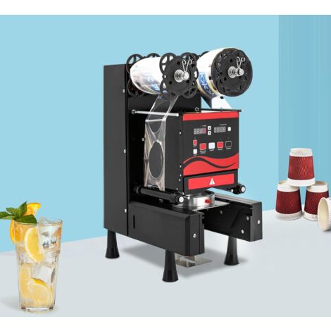 Machine à sceller le thé au lait - Scelleuse automatique - 350 W - Pour ...