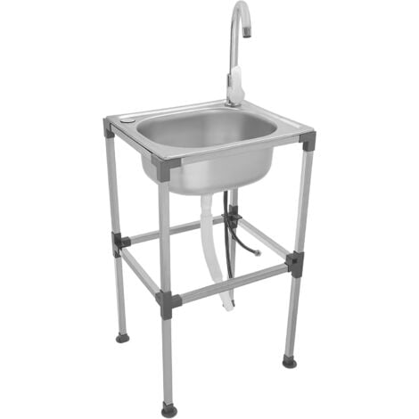 Lavabo multifonction en acier inoxydable - Évier commercial en acier ...