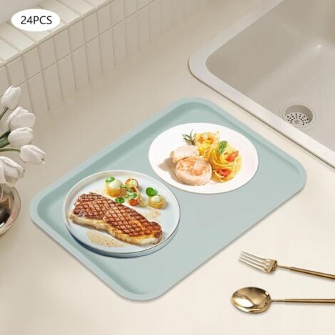 Plateaux de restauration rapide, plateau de service rectangulaire, 24 ...