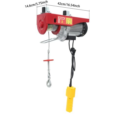 Treuil électrique, Grue, Treuil de moteur avec télécommande, Câble ...