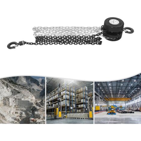 Palan à chaîne manuel, palan à chaîne 1T, palan à chaîne manuel noir ...