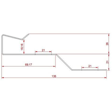 DMS – Kit faitière avec closoir rouge 400 mm x 10 ML – 25 clips de ...