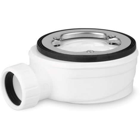 Pilette de douche surbaissé siphon GRAVITATIONNELLE bride INOX trou ...