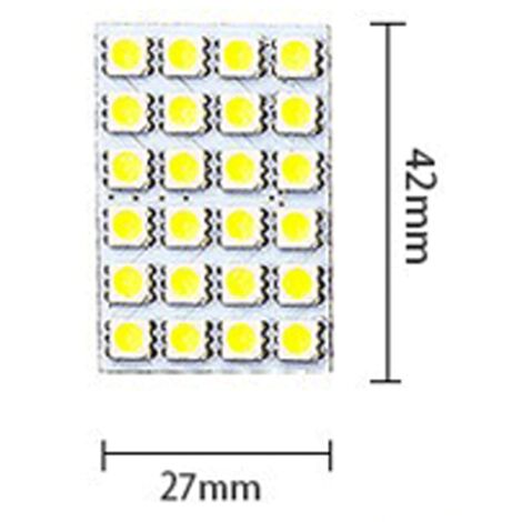 Module LED 12V 29 x 44 mm (24 LEDS)