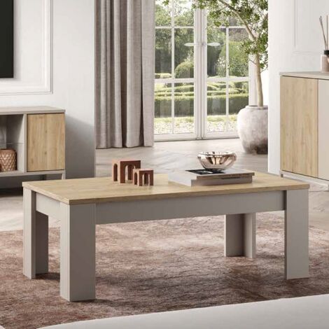 Tavolino da salotto moderno Cashmere-Cadiz L 122x45x65 cm - Gent