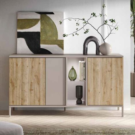 Madia soggiorno 3 ante Cashmere-Cadiz L 160x86x43 cm - Gent