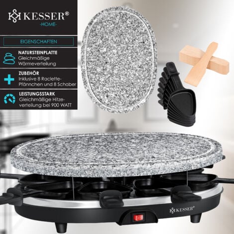 KESSER® Raclette Grill - Gril de table Gril de fête électrique pour 8 ...
