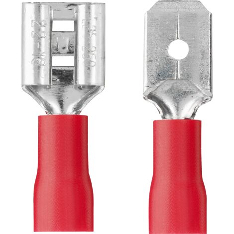 DEBFLEX - 711067 - Clips Terminal de Cable macho y Hembra Pre-aislado 6 ...