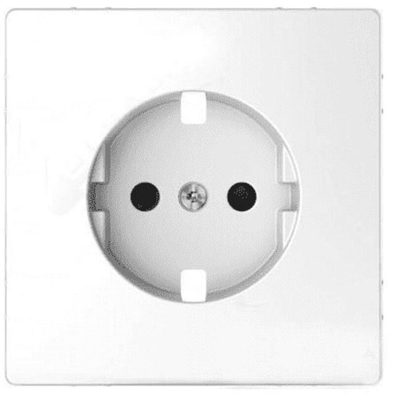 Couvercle de prise Schuko blanc arctique D-Life