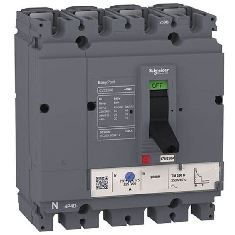 Interrupteur automatique CVS100B TM25D 4P 4R - SCHNEIDER ELECTRIC