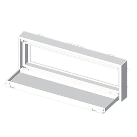 Plaque pour 12 modules DIN blanc U24X