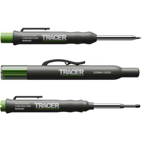 Tracer AMK3 Deep Hole Construction Pen and Permanent Marker Set
