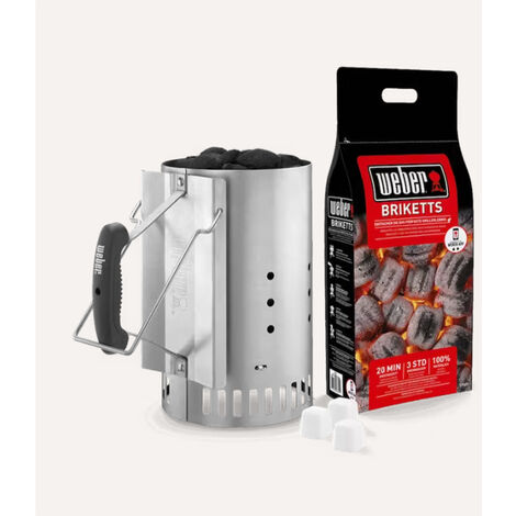 Weber WB17631 Rapidfire Chimney Starter Set