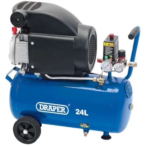 Draper DA25/207 24L 230V 1.5kW (2hp) Air Compressor