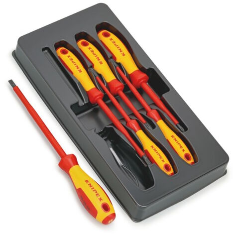 Knipex 00 20 12 V01 6 Piece VDE Insulated Slotted & Phillips ...