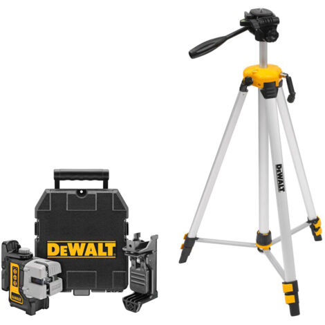 DeWalt DW089K 3-Way Self Levelling Cordless Red Line Laser & DE0881T Tripod