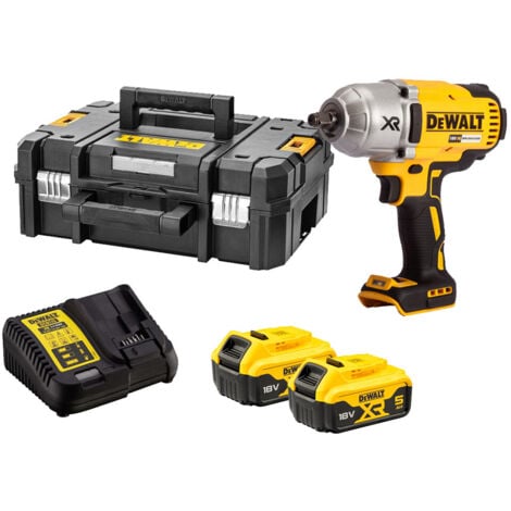 Dewalt DCF899P2 XR 18V brushless 3 speed high torque impact wrench with 2 X 5ah