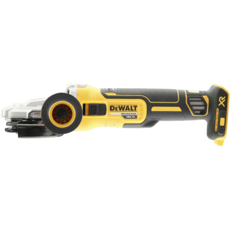 Dewalt DCG405FNT 18V XR Cordless 125mm Brushless Flathead Angle Grinder ...