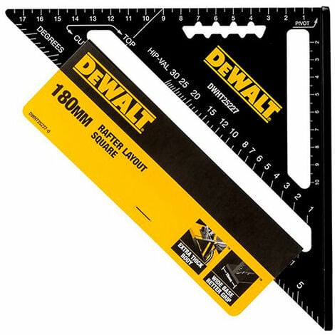 DEWALT DWHT25227 0 18cm Metric Speed Square