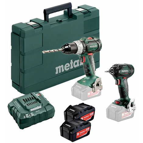 METABO UK685316895 18V Combi drill & Impact Driver Brushless Combo Set