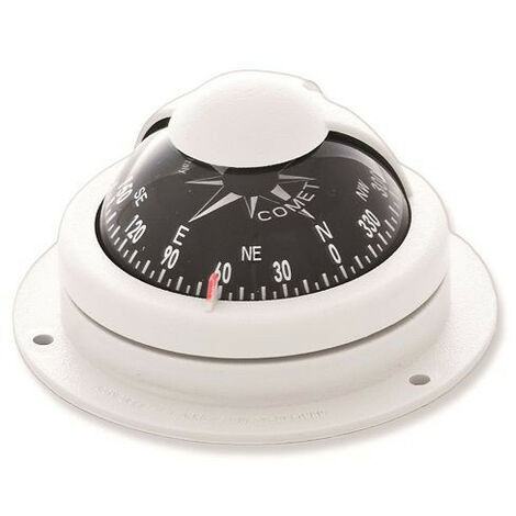 Compas comet BC1 plat pont gris - RIVIERA - diam 48 mm / rose noire