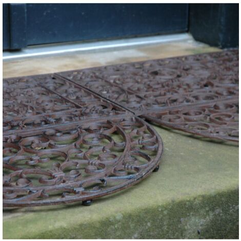 Paillasson en fonte Best For Boots 73x46,5cm paillasson marron antique ...