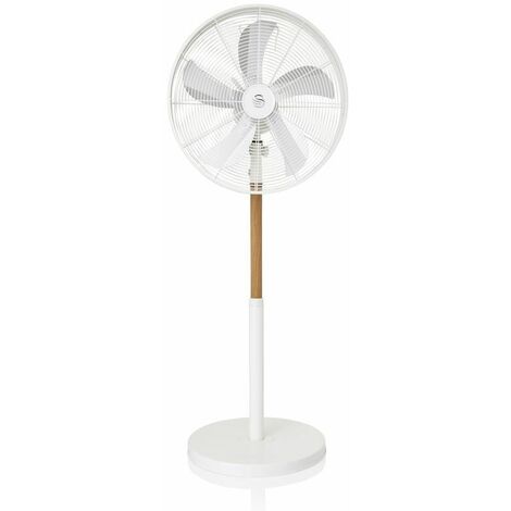 Swan 16 Inch Nordic White Stand Fan