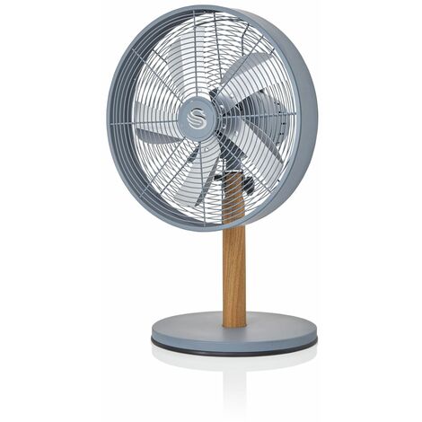 Swan 12 Inch Nordic Grey Desk Fan