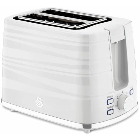 Swan 2 Slice White Symphony Toaster