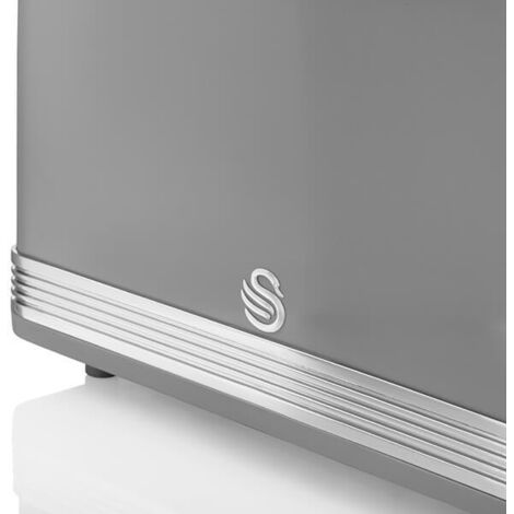 Swan 2 Slice Retro Grey Toaster