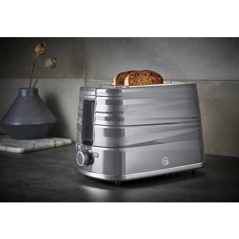 Swan 2 Slice Grey Symphony Toaster