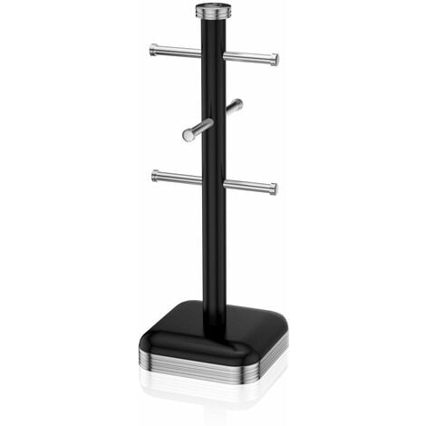 Swan Retro Mug Tree Black