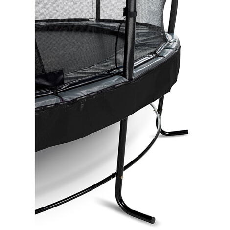 Trampoline EXIT Elegant Premium ø305cm avec filet de sécurité Deluxe - noir