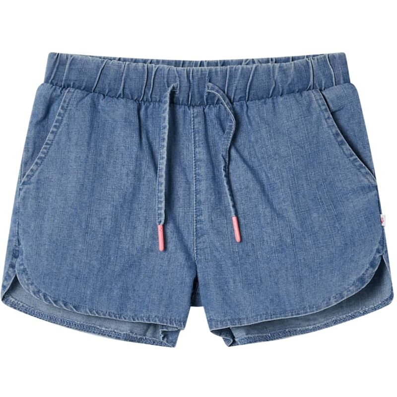 Short pour enfants bleu denim 140