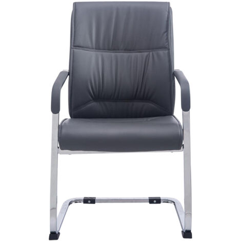 Chaise XXL Anubis lot de 2 assises renforcées gris anthracite pour ...