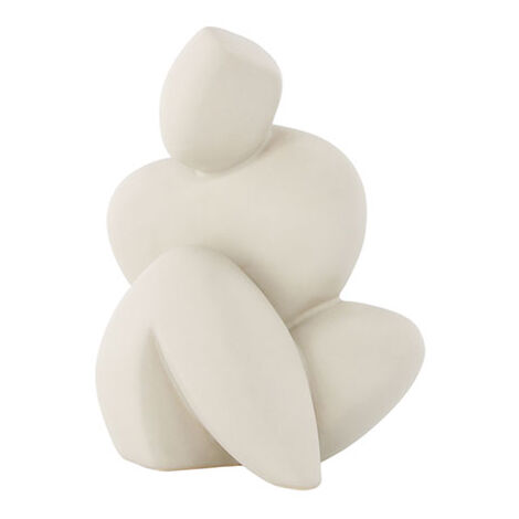 Floda Dekofigur hellgrau.